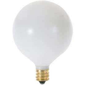 Replacement for SATCO S3826 40G161/2/WH 120V 40W 120V G16 Incandescent ...